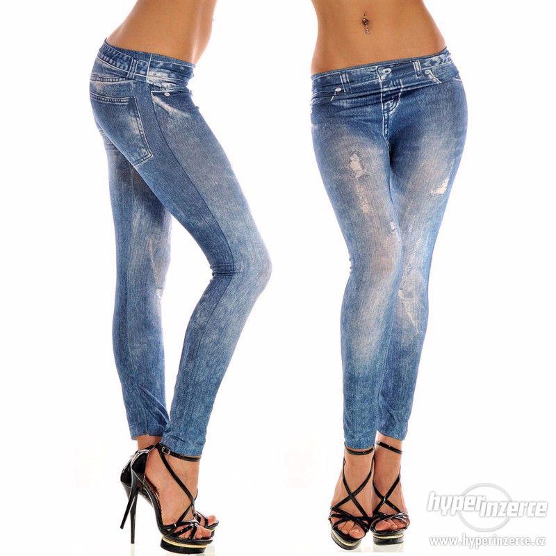 DŽÍNOVÉ LEGÍNY - bazar - Hyperinzerce.cz