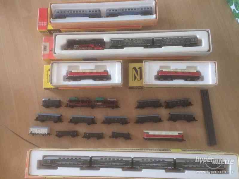 krásné kolejiště + vlaky, analogové Piko - měřítko N - bazar ...