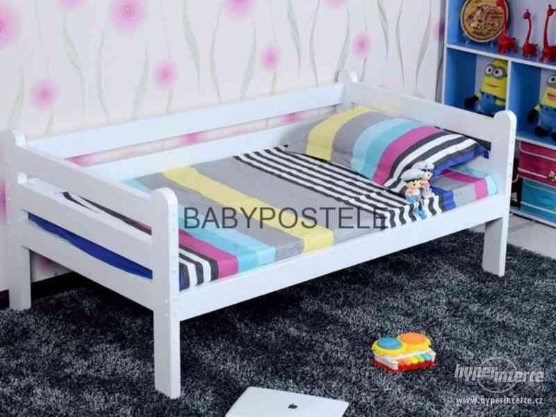 Bílá postel z masívu 140 x 200 cm - bazar - Hyperinzerce.cz