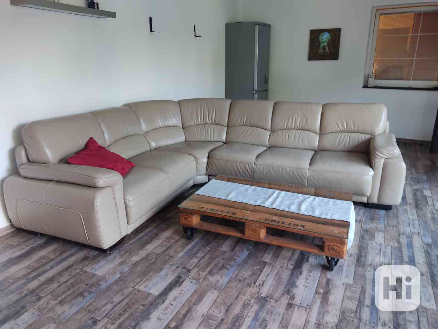 Kožený gauč - bazar - Hyperinzerce.cz