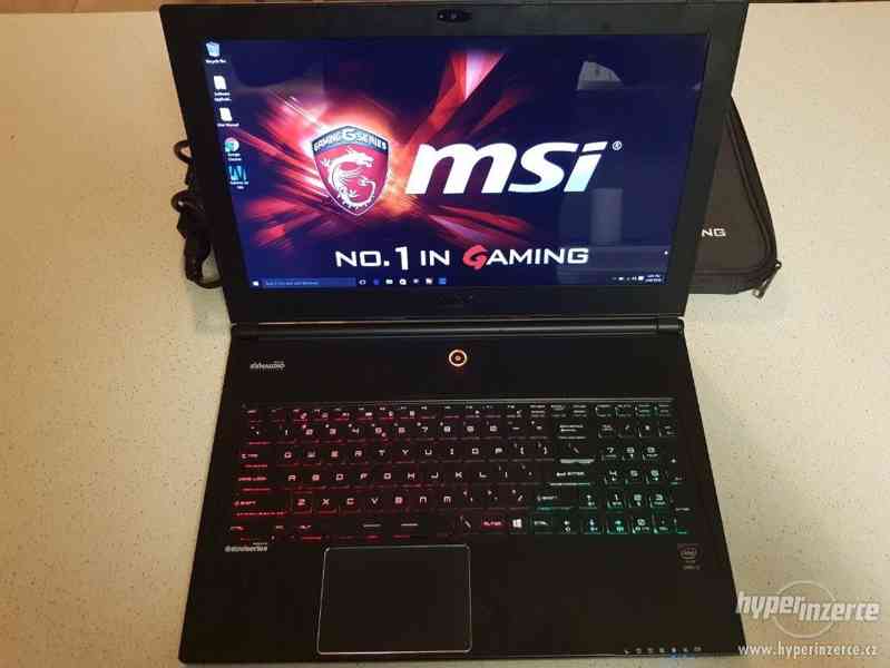 MSI GS60 2QE GHOST Pro 4k Gaming Laptop - bazar - Hyperinzerce.cz