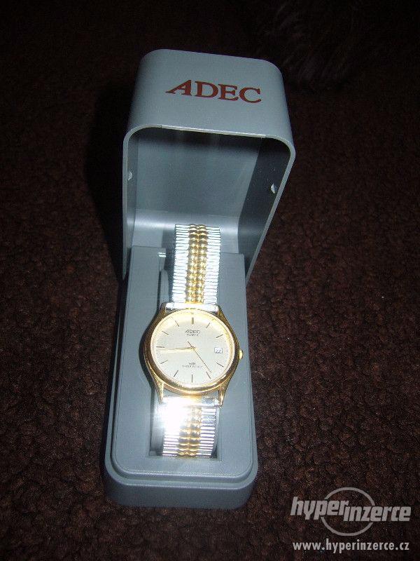 Pánské hodinky ADEC QUARTZ - bazar - Hyperinzerce.cz