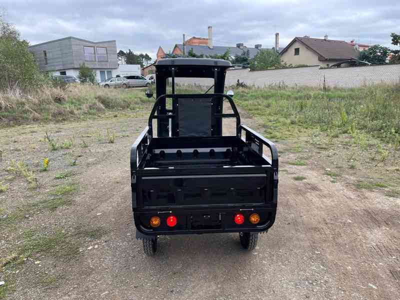 Zastřešená elektrická rikša se sklápěcí korbou - splátky - bazar ...