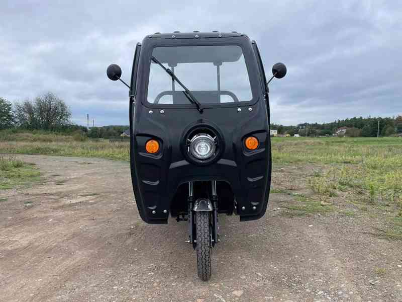 Zastřešená elektrická rikša se sklápěcí korbou - splátky - bazar ...