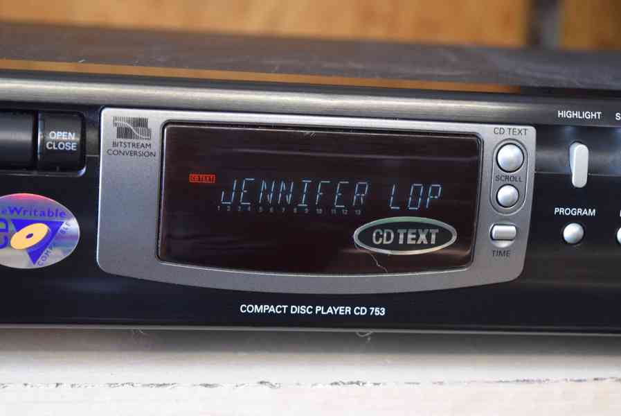 PHILIPS CD-753 VÝBORNÝ CD PŘEHRÁVAČ S CD TEXT !! - bazar - Hyperinzerce.cz