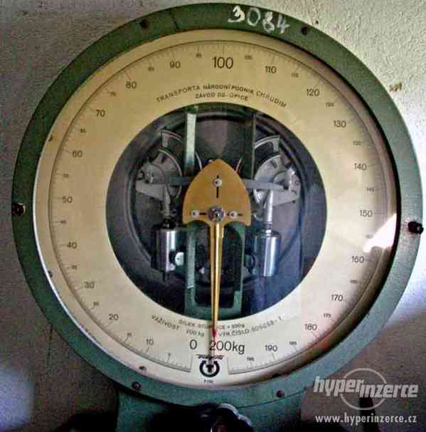 Váha s plošinou do 200 kg ciferník s ručkou, přesná - bazar ...