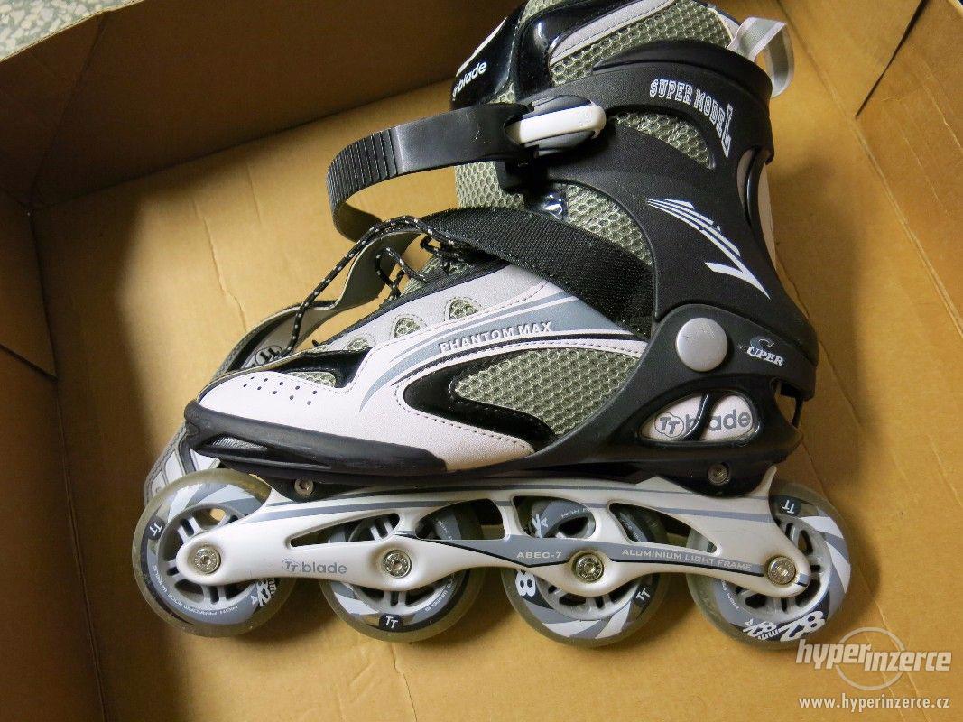 Kolečkové brusle Phantom max vel.40 v perfektním stavu - bazar ...