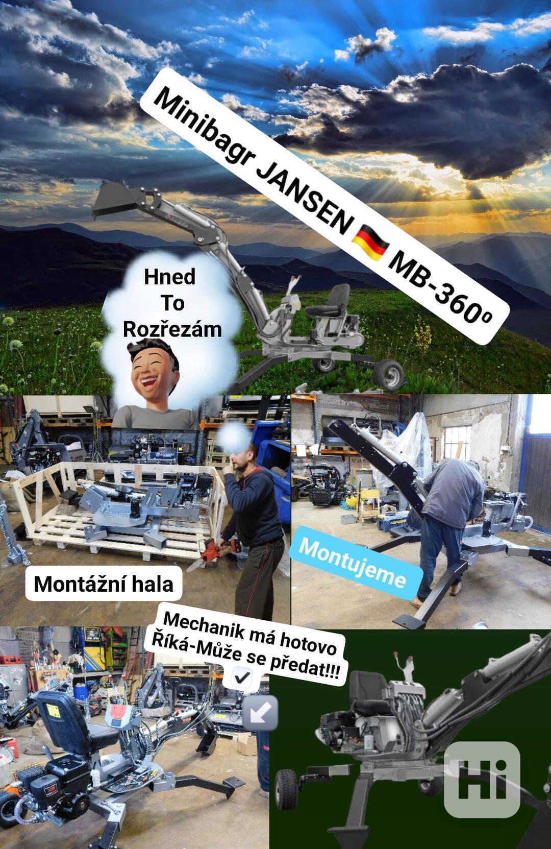 Minibagr Jansen MB-360° - bazar - Hyperinzerce.cz