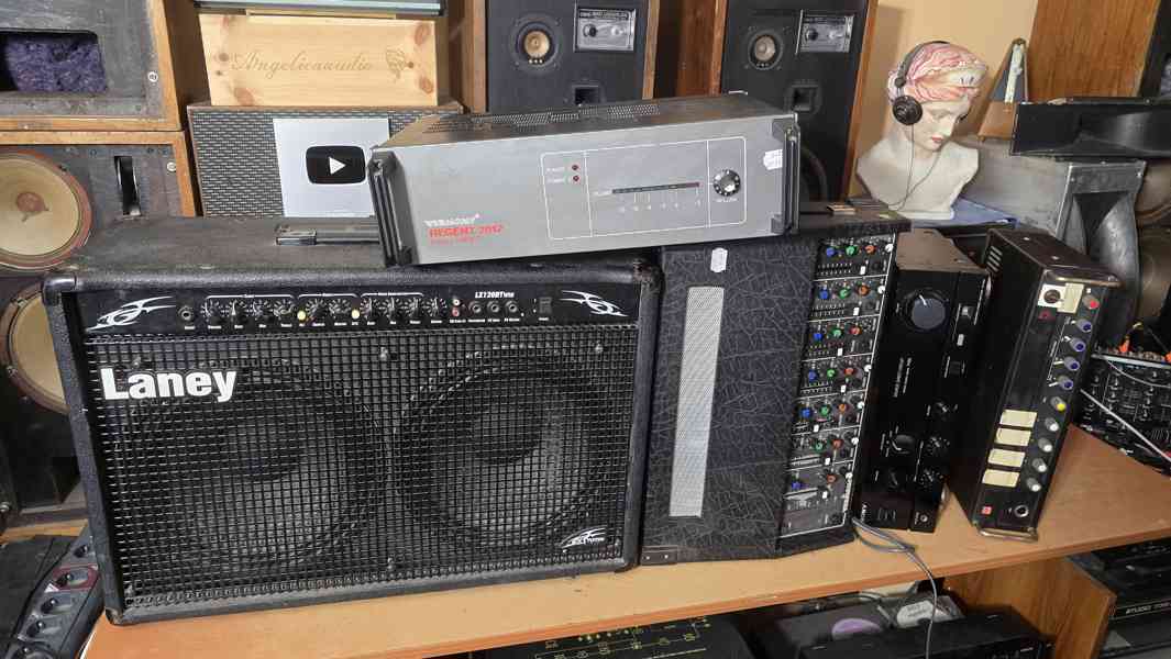 Laney kytarové kombo, Regent, Tesla, SONY - starý zesilovač - bazar ...