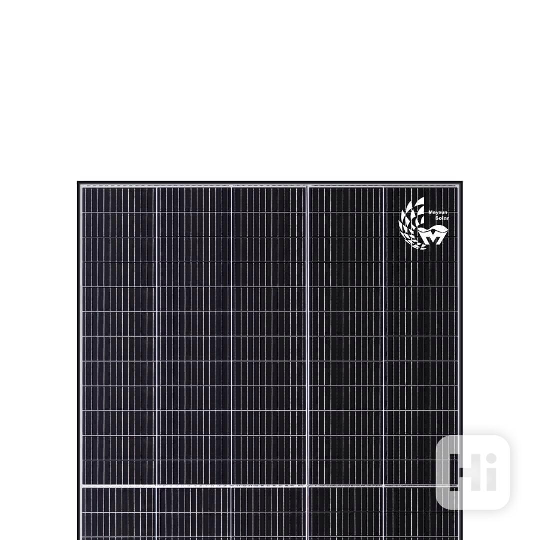 410W Bifaciální sklo Skleněný černý rám Mono solární panels - bazar ...