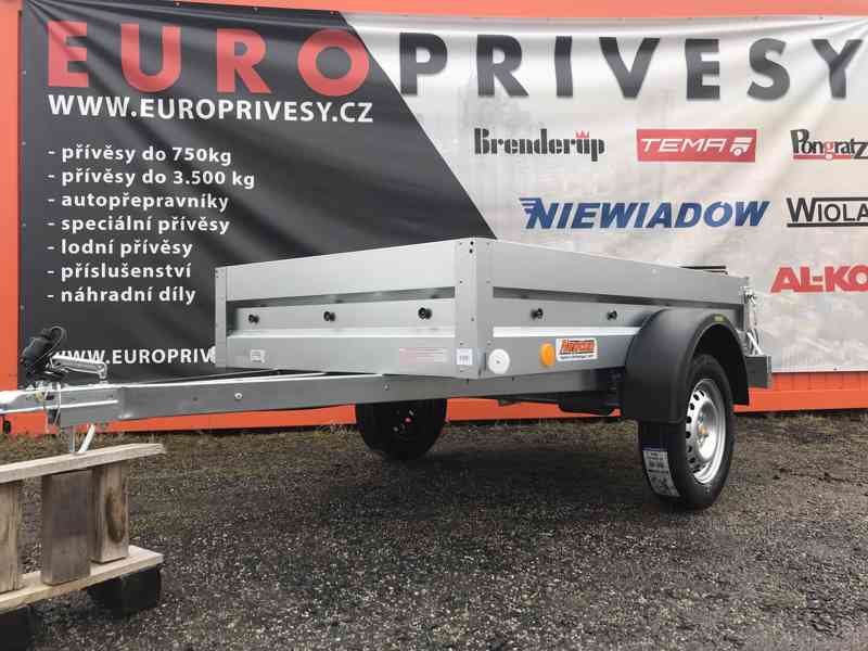 Přívěsný vozík NEPTUN PRAKTIK - 202x114x35 cm - bazar - Hyperinzerce.cz