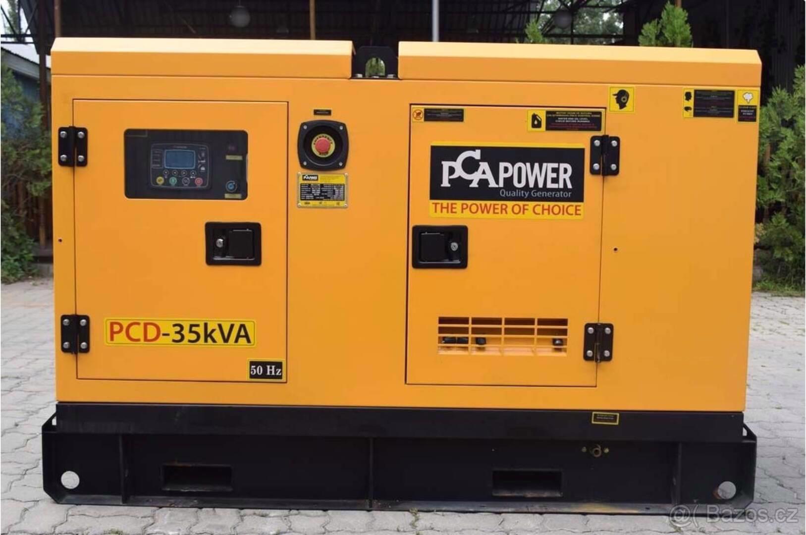 Dieselový generátor PCA POWER PRD-70kVA - bazar - Hyperinzerce.cz