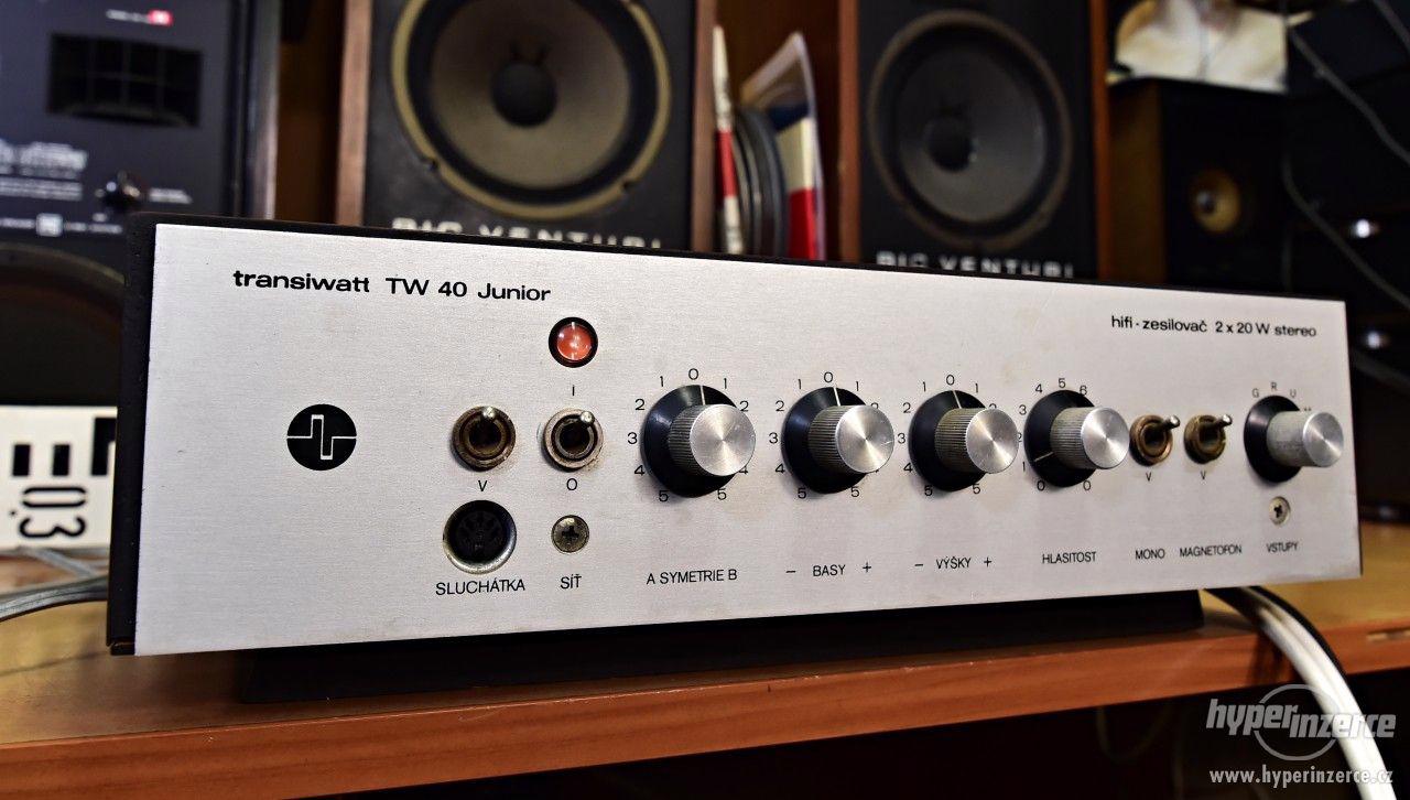 Transiwatt TW40 Junior - stereo zesilovač - bazar - Hyperinzerce.cz