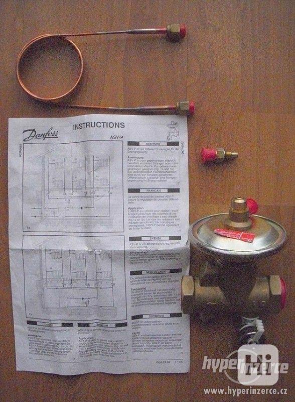 DANFOSS ASV - P 25 REGULÁTOR DIFERENČNÍHO TLAKU NOVÝ NEPOU - bazar ...