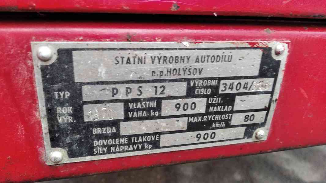 Hasičský přívěsný vozík PPS 12 - bazar - Hyperinzerce.cz