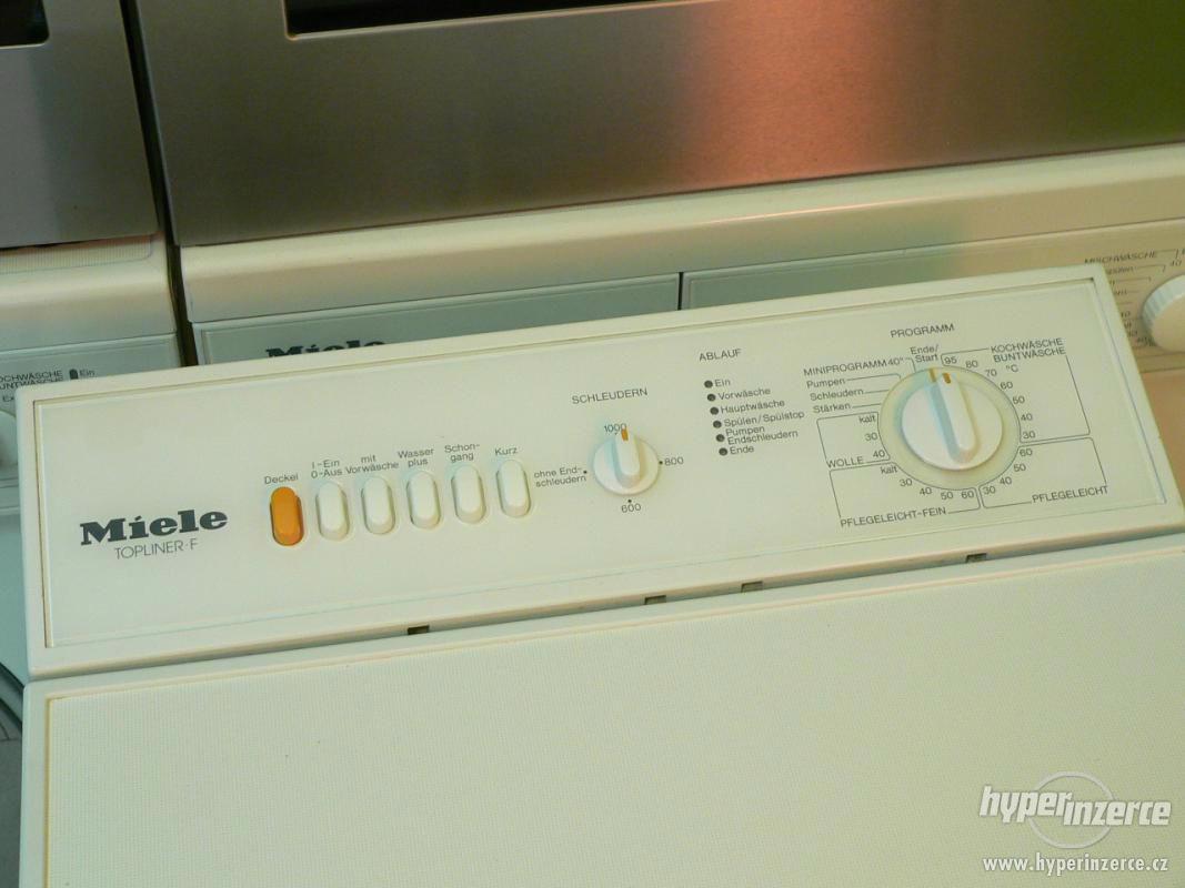 Pračka MIELE plněná vrchem šíře 45cm - bazar - Hyperinzerce.cz