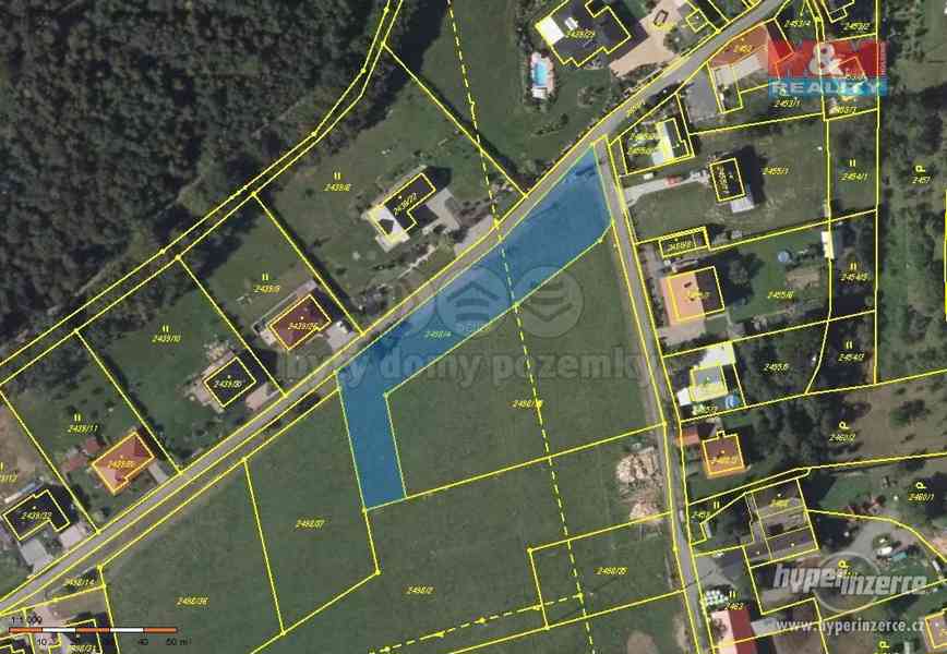 Prodej, pozemek, 2113 m2, Odry - bazar - Hyperinzerce.cz