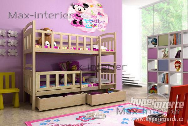 Patrová postel pro 2 děti v plné výbavě (KOMPLET) - bazar - Hyperinzerce.cz
