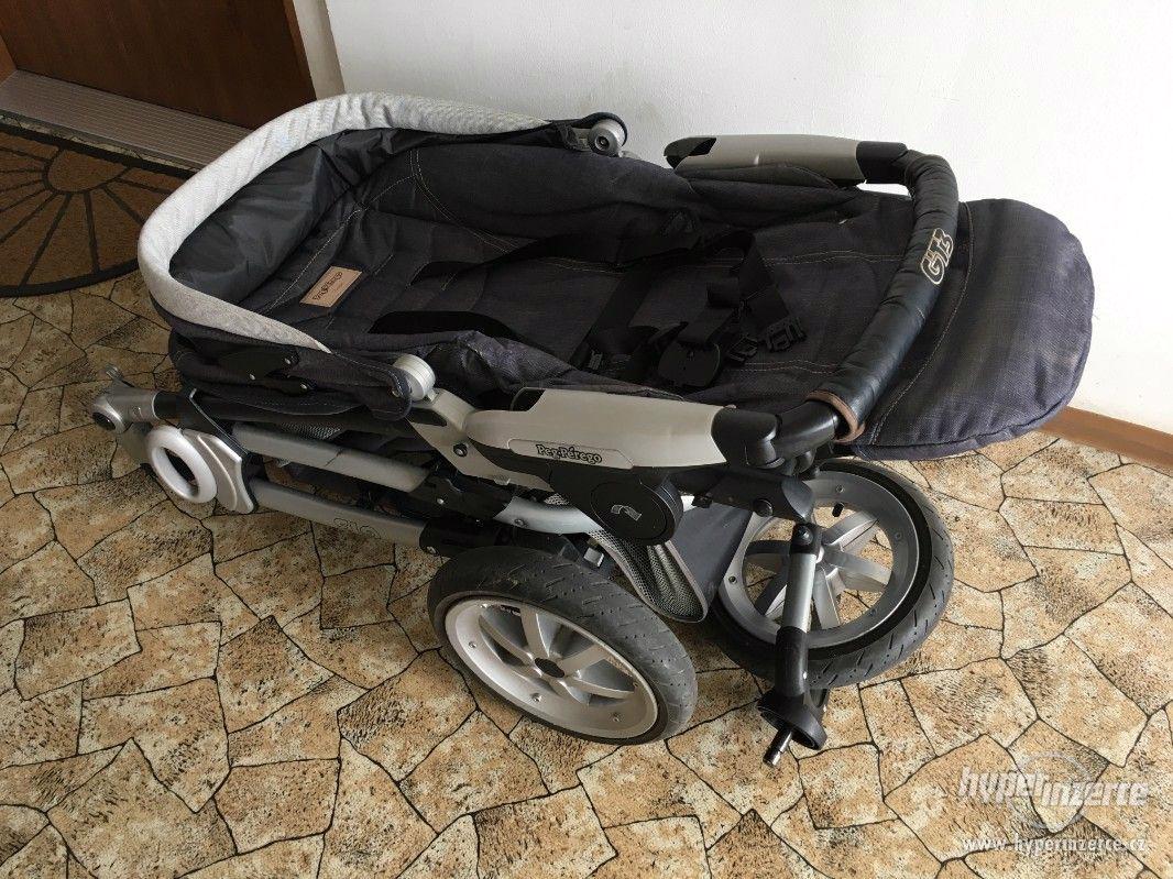 Trojkombinace Peg Pérego GT3 Denim TOP stav + příslušenství - bazar ...