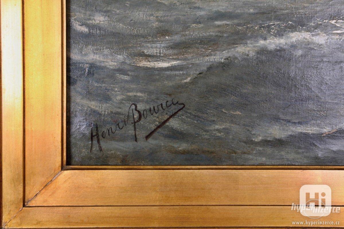 Henri Bource. Rybáři. 180 x 122 cm - bazar - Hyperinzerce.cz