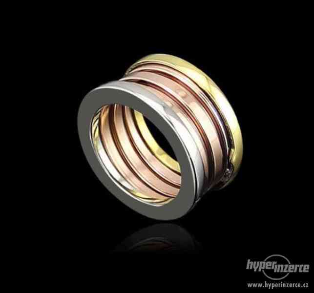 Prsten Bvlgari matka trojbarevný - bazar - Hyperinzerce.cz