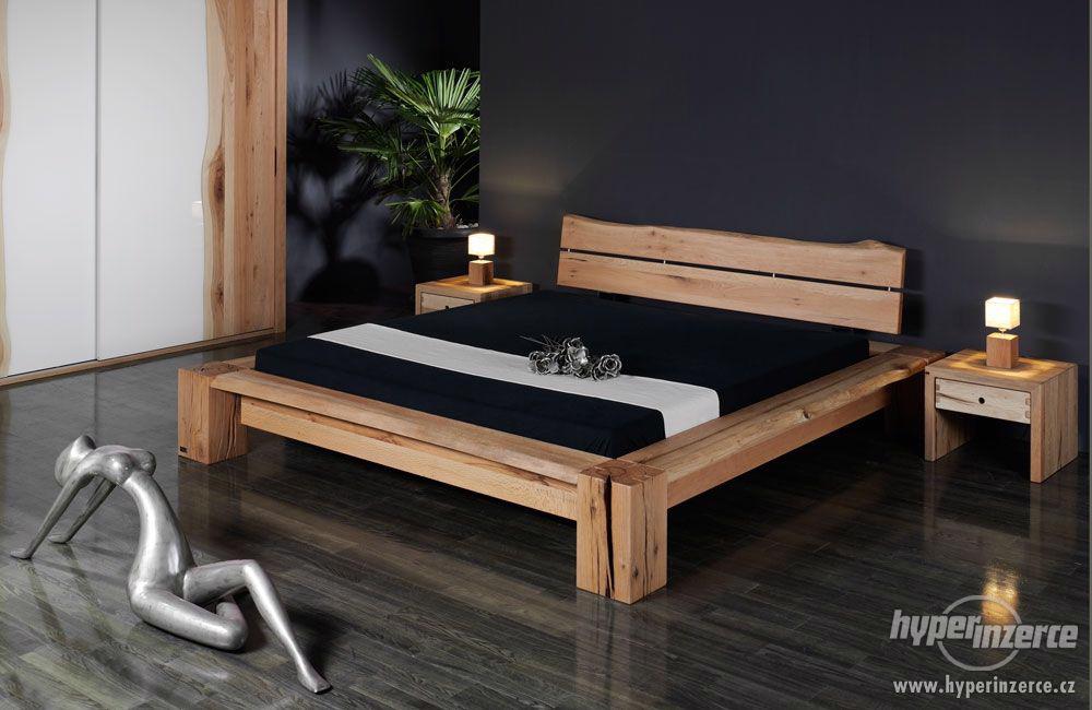 Postel masiv, dvoulužko, manželská postel - bazar - Hyperinzerce.cz