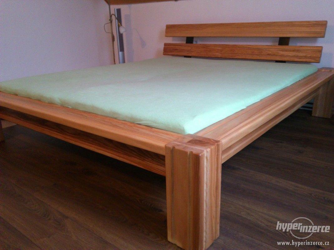 Postel masiv, dvoulužko, manželská postel - bazar - Hyperinzerce.cz