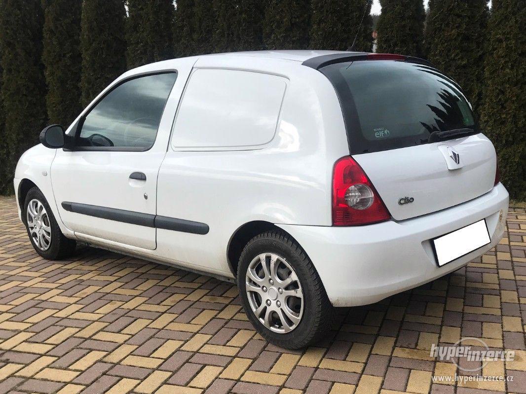 Renault Clio Van 1.2dCi, 43kW, 2010, ČR, Klima, 2 Místa, TOP - bazar ...