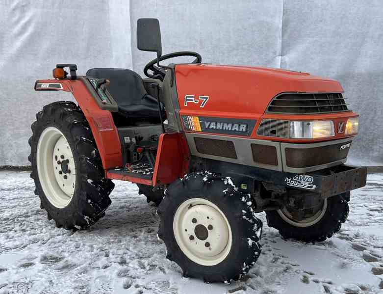 Prodám malotraktor YANMAR F7 FORTE 4WD (4x4), 17Hp - bazar - Hyperinzerce.cz