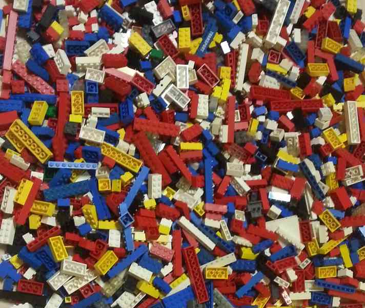 Lego mix stavební kostky - bazar - Hyperinzerce.cz