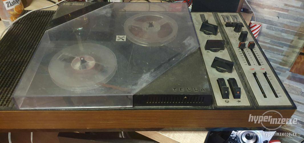 prodám zachovalý kotočový magneton Tesla B93 stereo plně fun - bazar ...