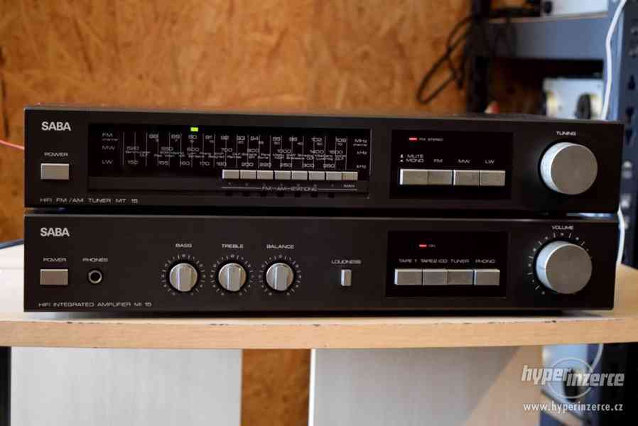 SABA MI 15 + MT 15 STEREO ZESILOVAČ + TUNER !! - bazar - Hyperinzerce.cz