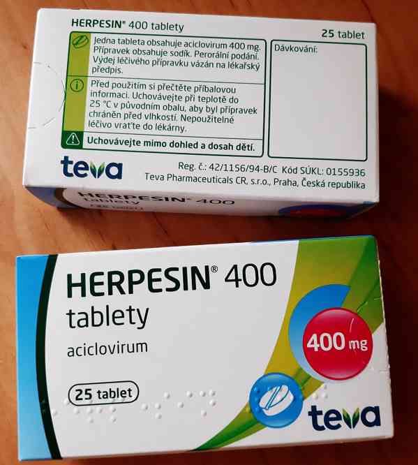 Herpesin 400 - bazar - Hyperinzerce.cz