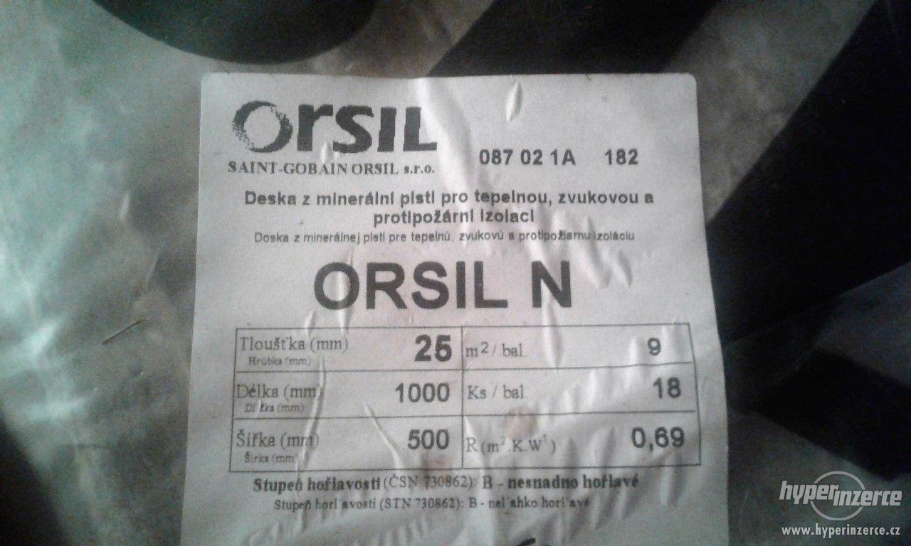 Izolační desky ORSIL N - bazar - Hyperinzerce.cz