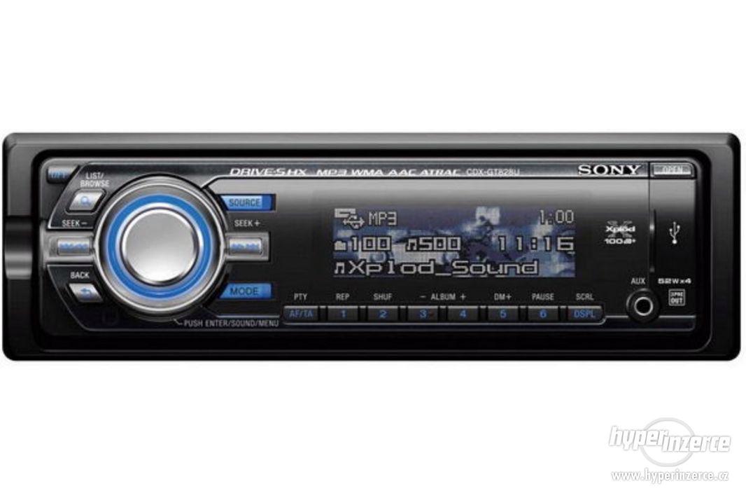 Sony CDX-GT828U, MP3/USB/AAC, X-plode 100dB, tříbarevný - bazar - Hyperinzerce.cz