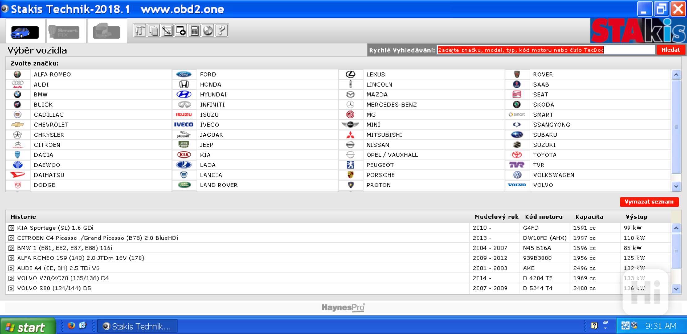 Autodata pro osobní a dodávková vozidla - bazar - Hyperinzerce.cz