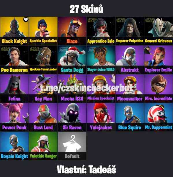 Fortnite účet již od 75 Kč | Bazarnicek.cz