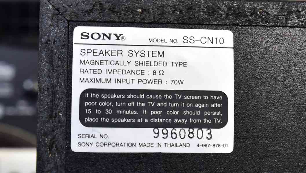 SONY SS-CN10 CENTER 8 Ohm ze sestavy SONY MEGA COLOSEUM - bazar ...
