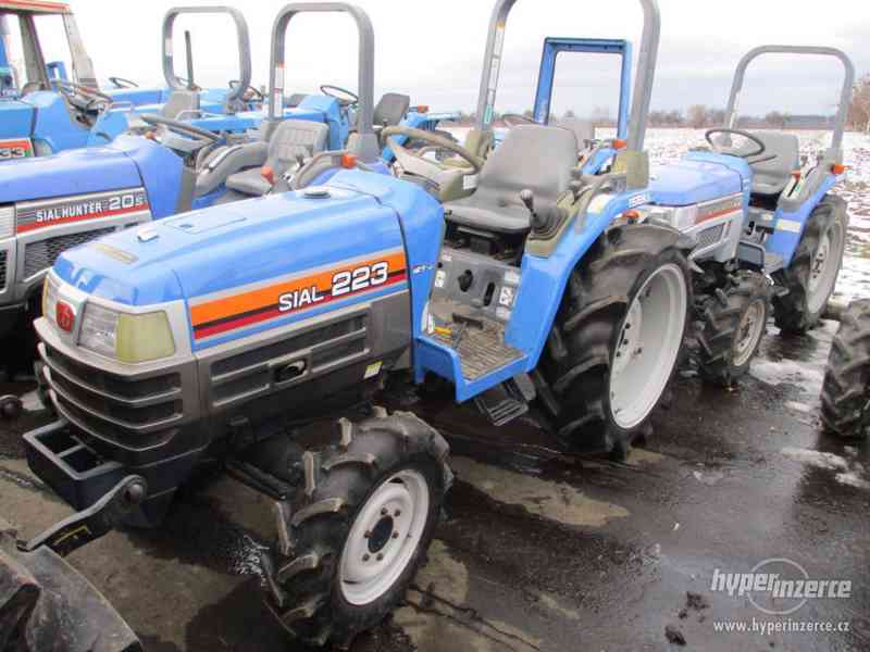 Malotraktor Iseki Sial 223 široké pneu luxusní stav - bazar ...