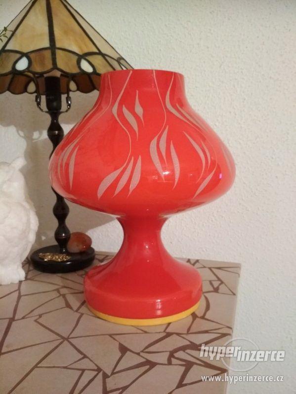 Retro Lampa Červená 70.léta - bazar - Hyperinzerce.cz