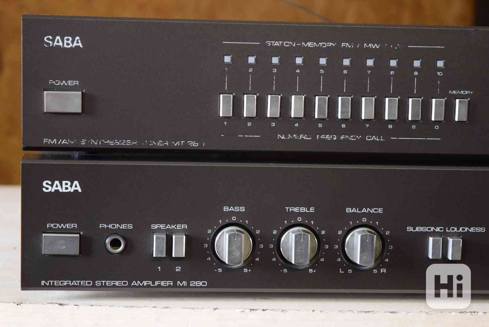 SABA MI 280 LEVNÝ STEREO ZESILOVAČ + TUNER ! - bazar - Hyperinzerce.cz