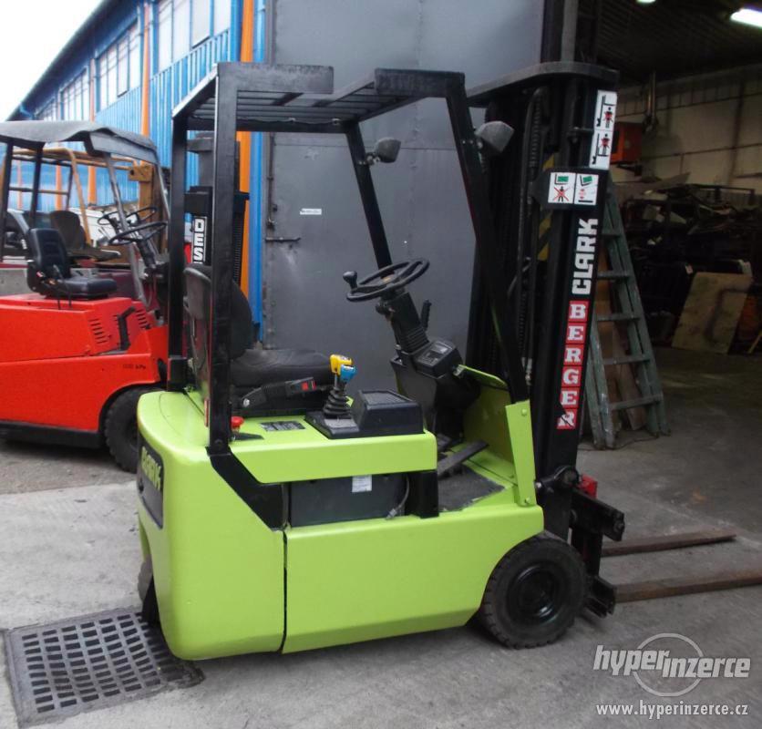 Vysokozdvizný vozík Clark CTM 12-S Triplex - dobrý stav. - bazar ...