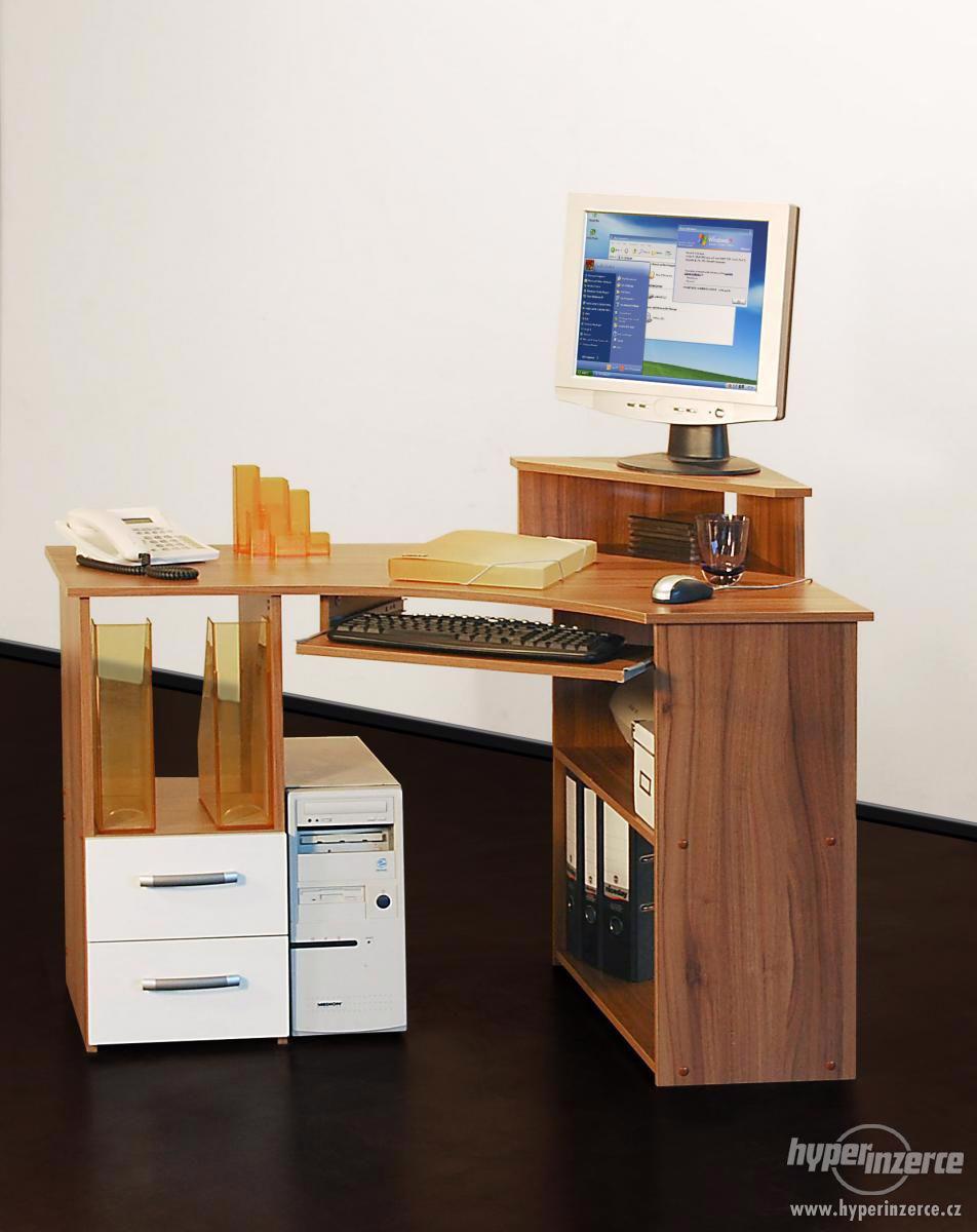 5 BAREV - ROHOVÉ PC STOLY - DOPRAVA ZDARMA ! - bazar - Hyperinzerce.cz