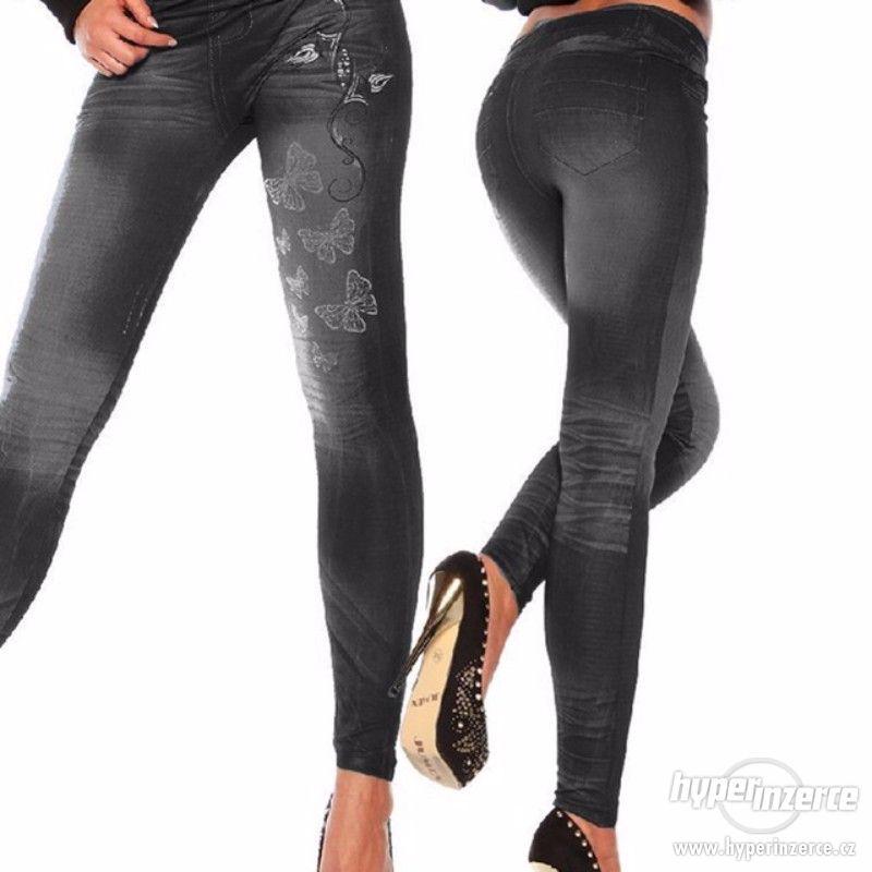 DŽÍNOVÉ LEGÍNY - bazar - Hyperinzerce.cz