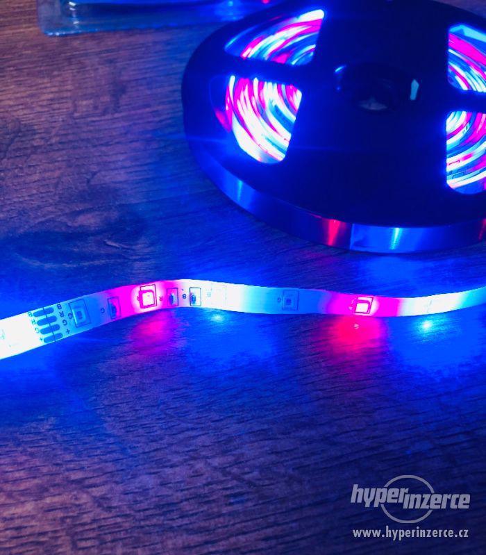 Rgb barevné led pásky 5 metrů + ovladač - bazar - Hyperinzerce.cz