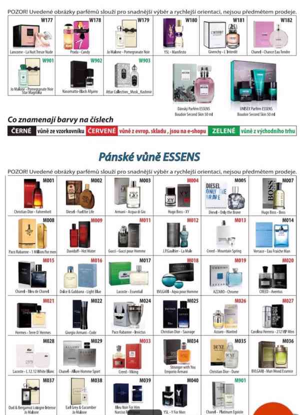 Parfémy Essens - bazar - Hyperinzerce.cz