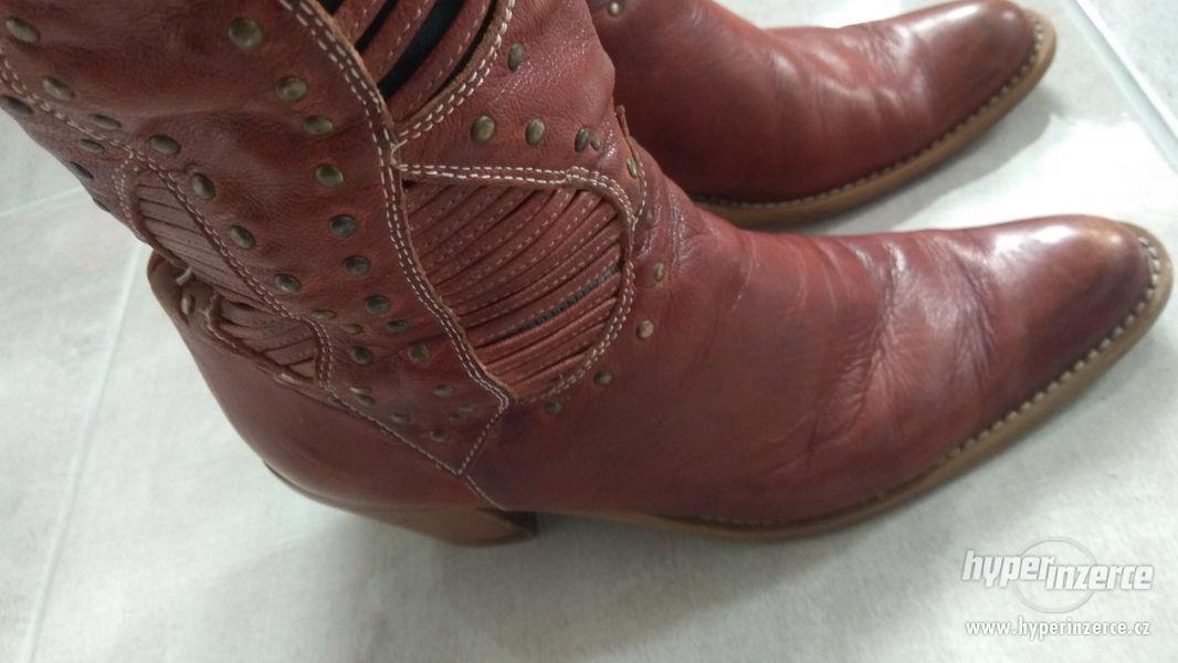 Dámské boty KONĚ 39/40 kožené - bazar - Hyperinzerce.cz