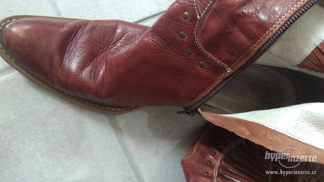 Dámské boty KONĚ 39/40 kožené - bazar - Hyperinzerce.cz