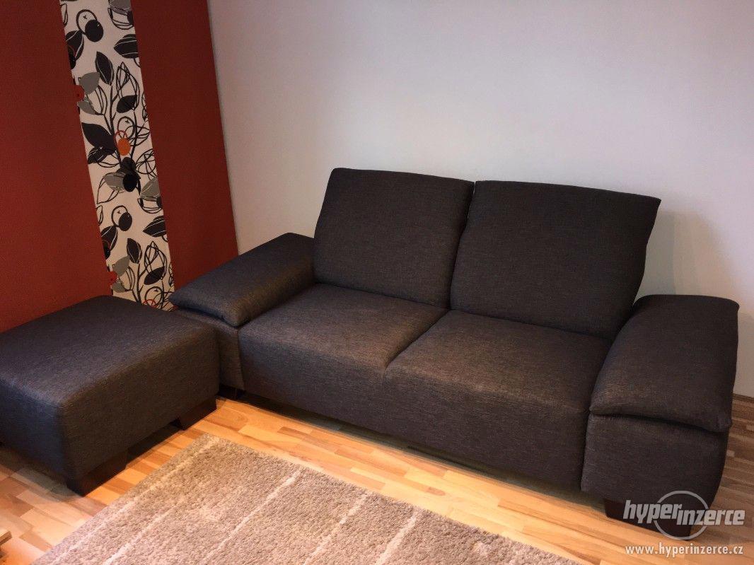 Sedačka a taburet PHASE - bazar - Hyperinzerce.cz