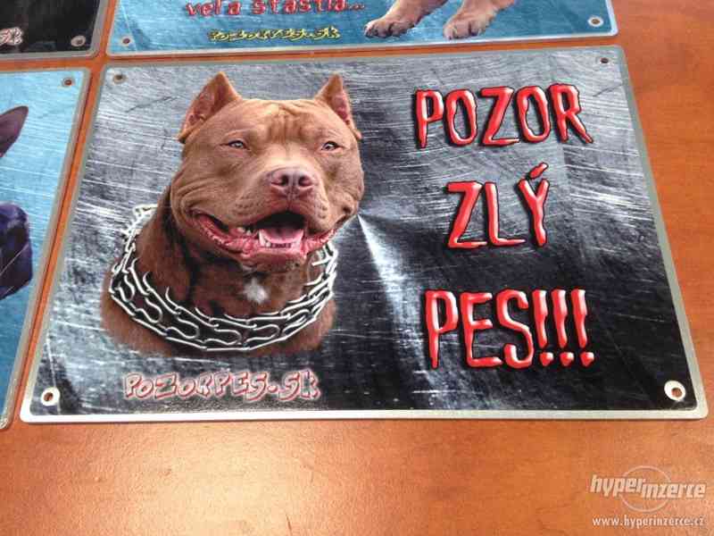 Výstražní cedule pozor pes - bazar - Hyperinzerce.cz